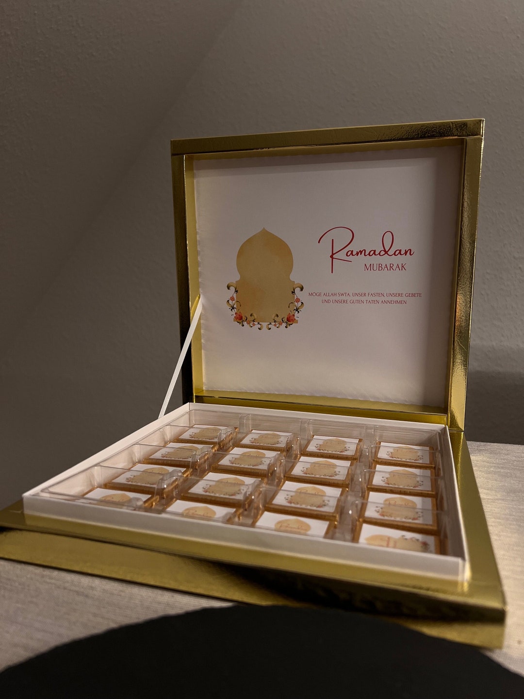 Ramadan Chocolate Box Sticker Paper Ramazan Decoration Party ...