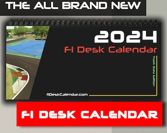 Ferrari Formula 1 Calendar Formula 1 Desk Calendar for F1 Fan 2024 ...