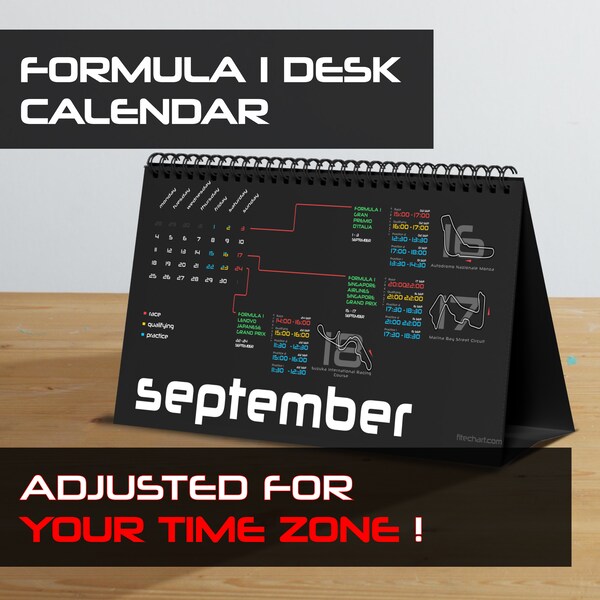 Formula One Planner - Etsy