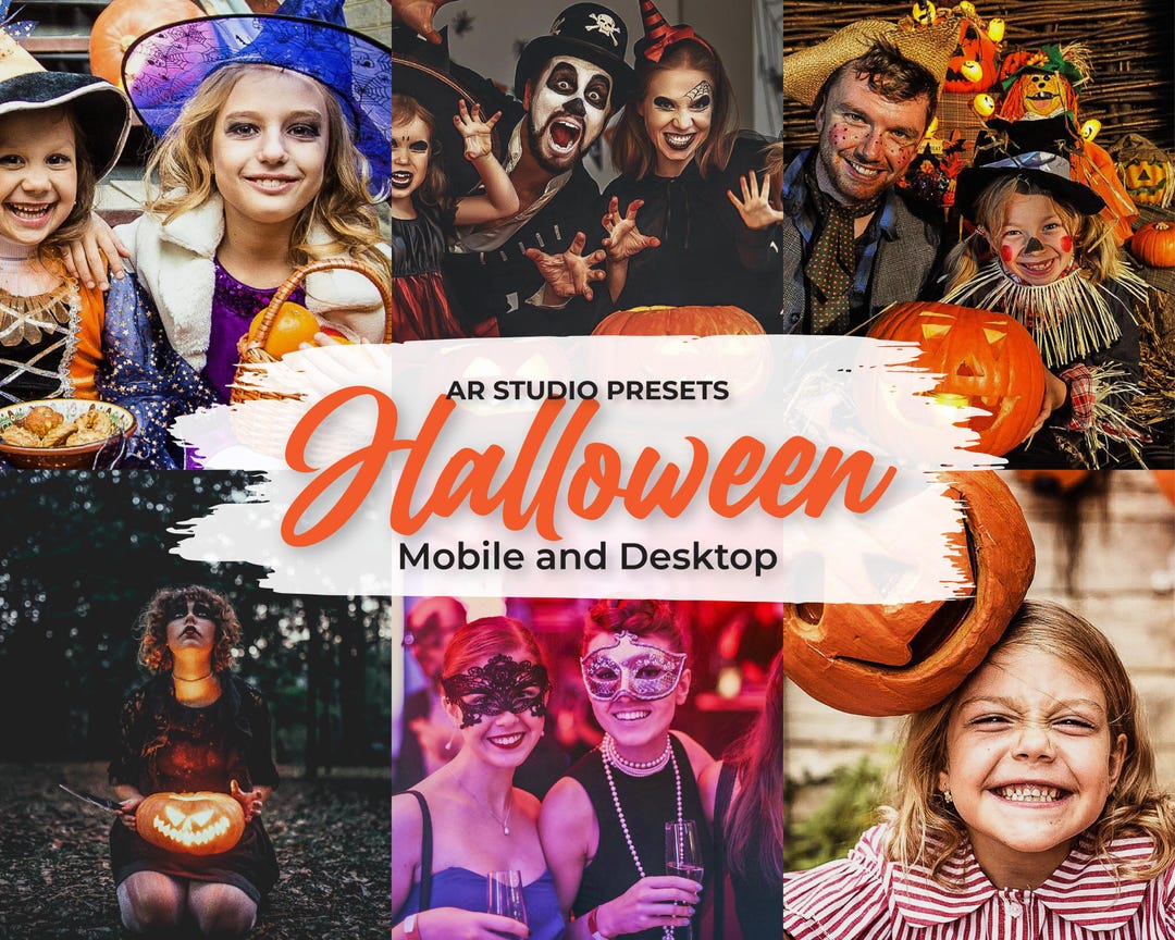 Halloween Lightroom Preset Spooky Photo Filter Halloween Photo Editing ...