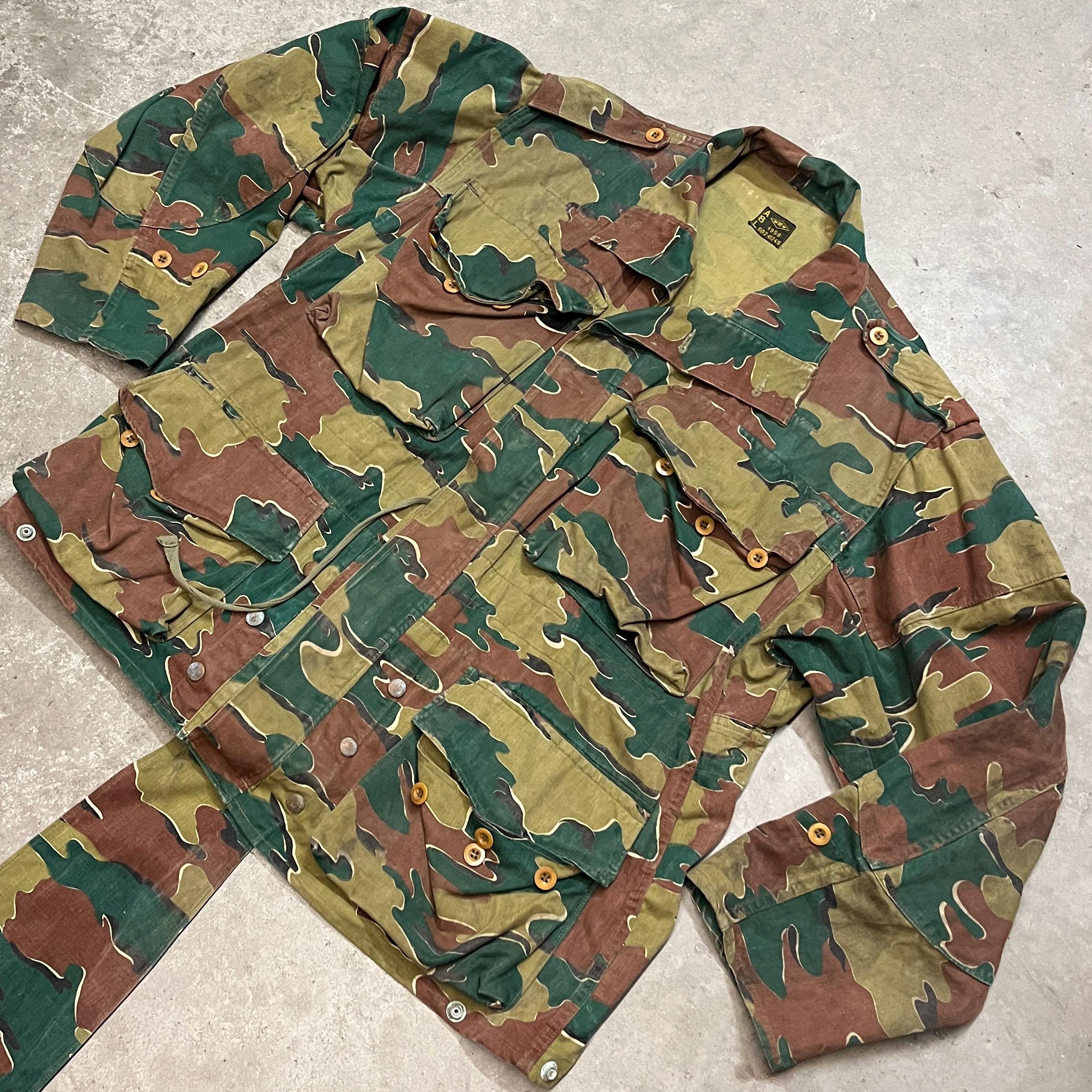 Belgian Dated 1958 Jigsaw Camo Smock - Etsy