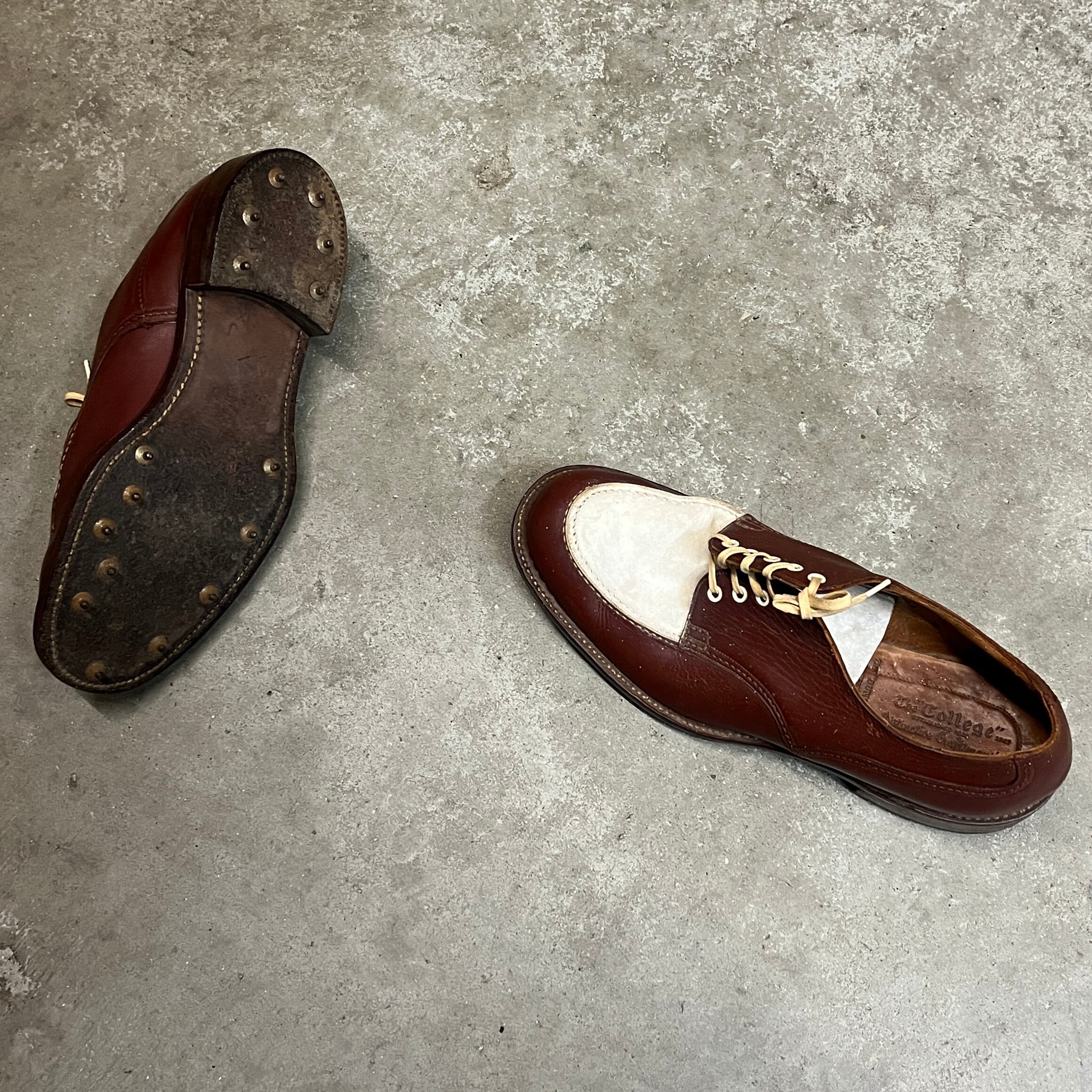 CC41 1940s Wartime Era Golf Shoes - Etsy