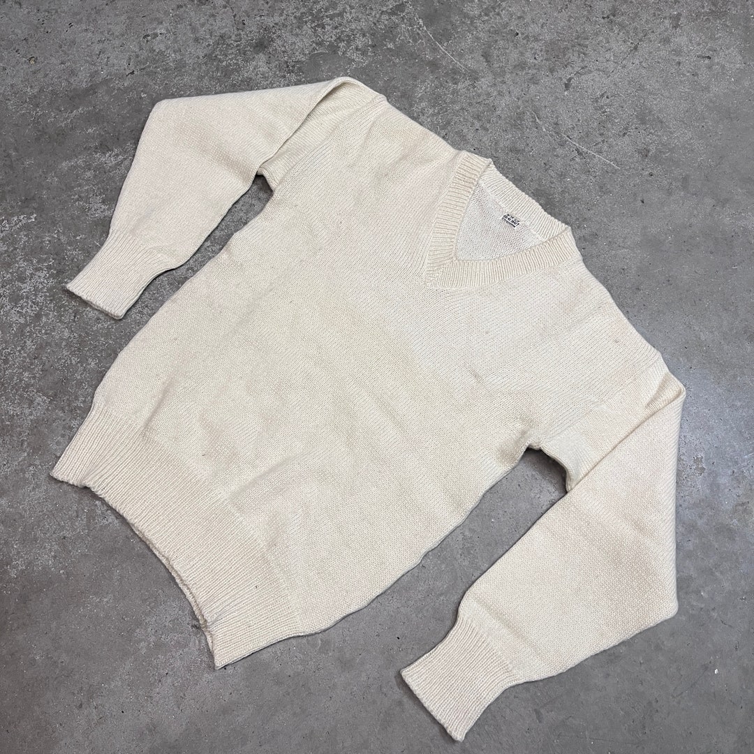 Dated 1940 WW2 Era Military Broad Arrow Whiter Knitted Jumper - Etsy