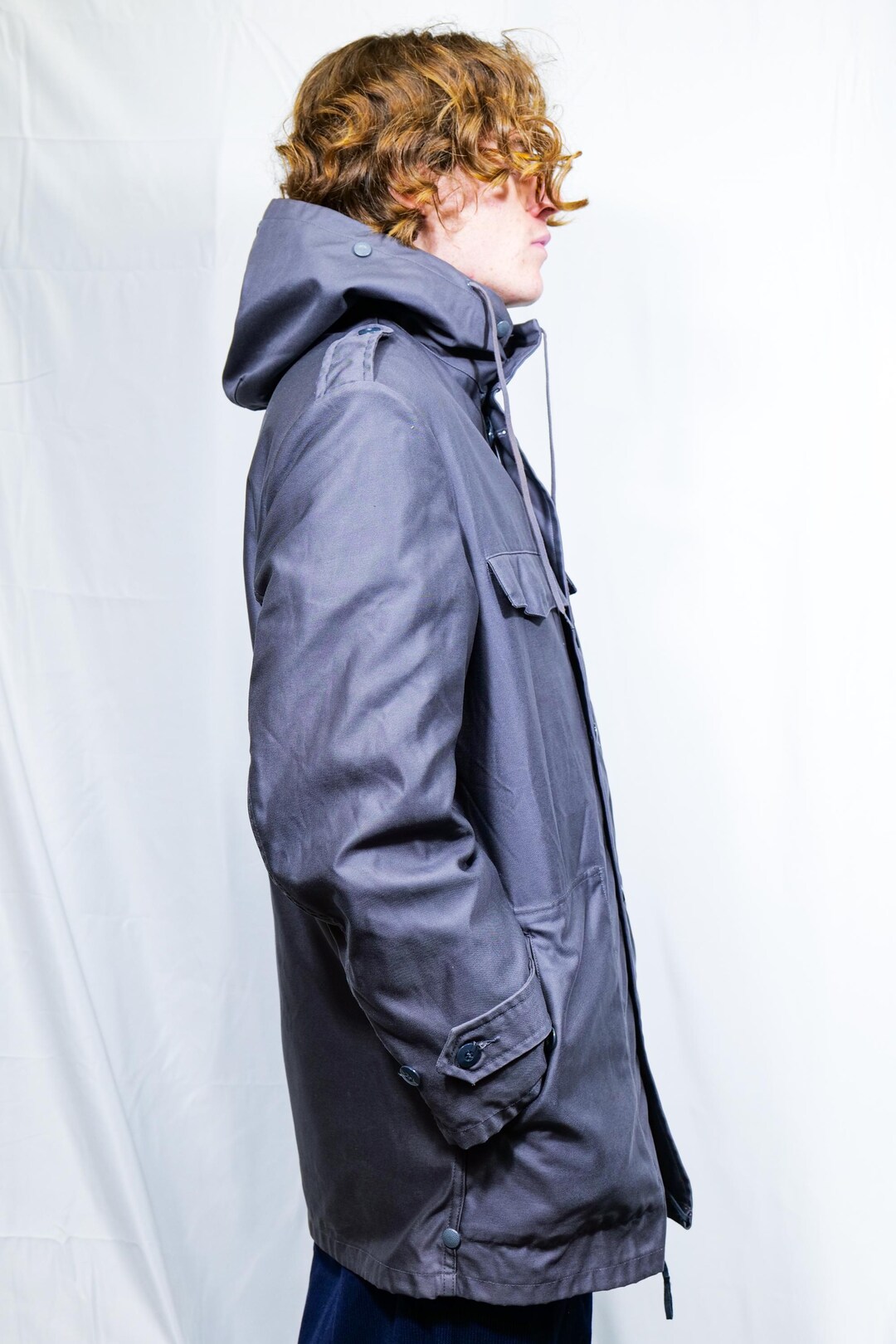 German Army 1980s Violet Grey Faux Fur Lined Parka - Etsy