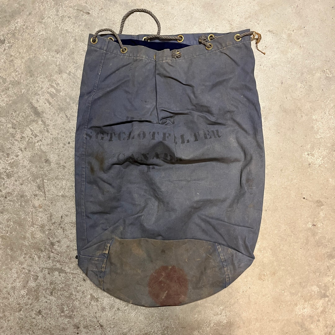 WW2 1940s 1950s British Services Kit Bag - Etsy Australia