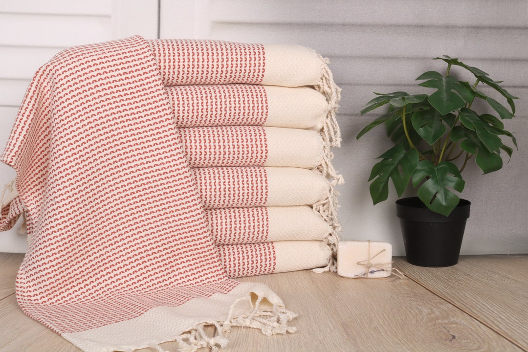 Small Bath Towels, Wedding Gift, Personalized Hand Towel, 20"x40" Brick ...