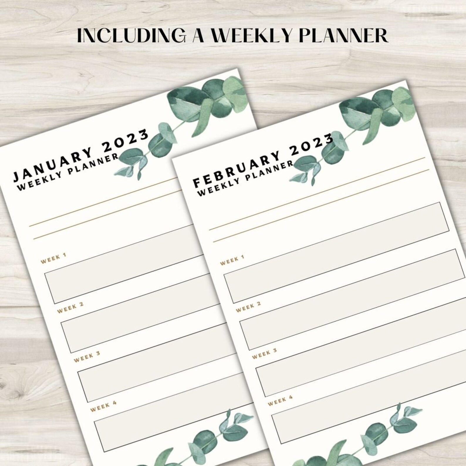 Editable & Printable 2023 Digital Planner - Etsy