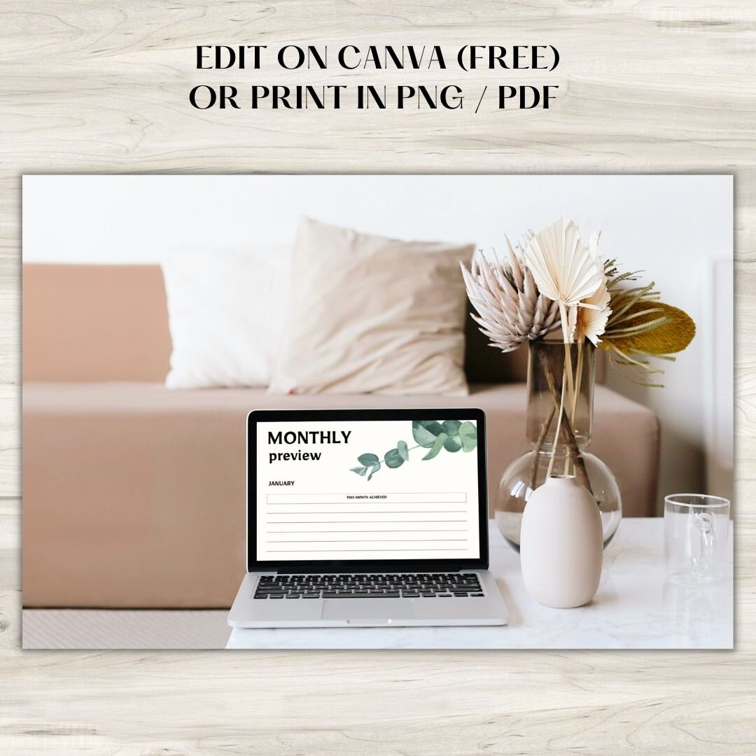 Editable & Printable 2023 Digital Planner - Etsy