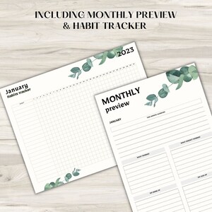 Editable & Printable 2023 Digital Planner - Etsy