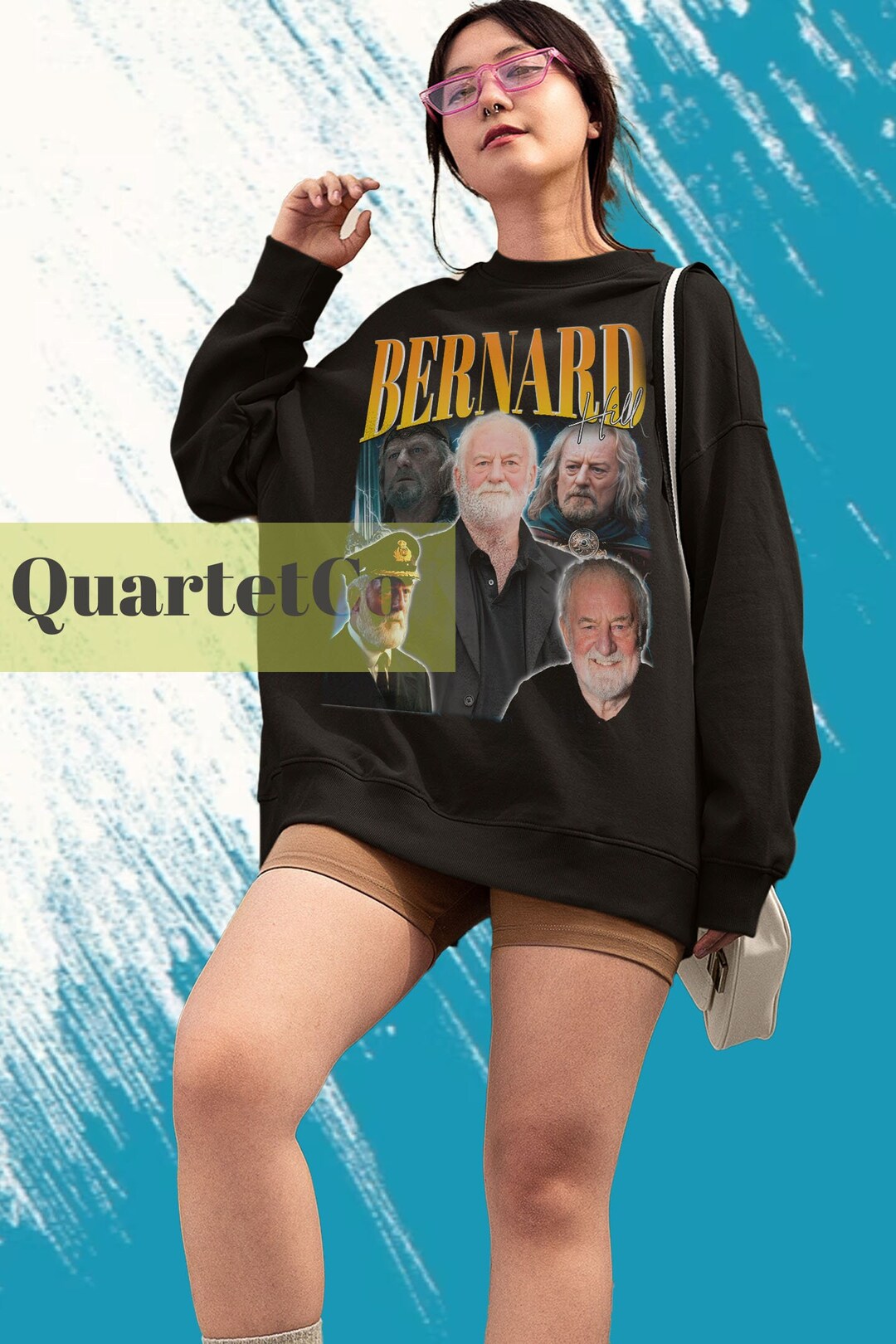 Bernard Hill, Bernard Hill Sweater, Bernard Hill Sweatshirt, Retro ...