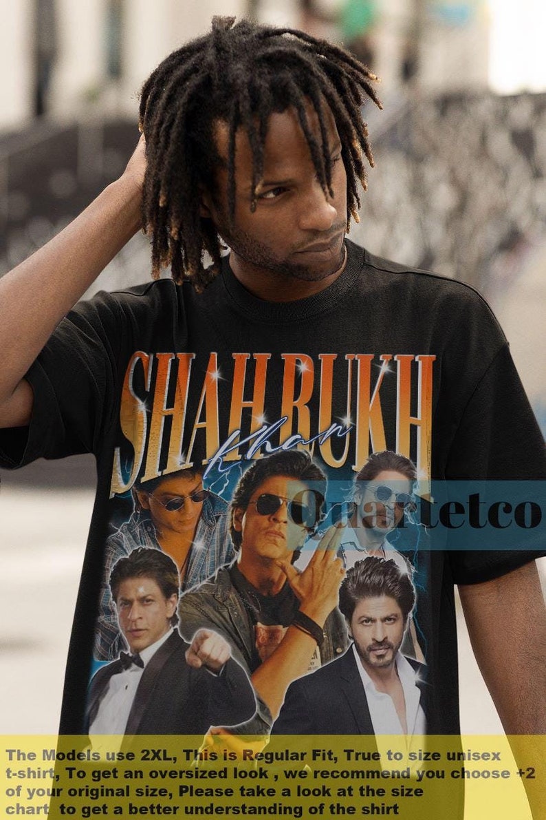 Shah Rukh Khan, Shah Rukh Khan Tshirt, Vintage Shah Rukh Khan Shirt ...