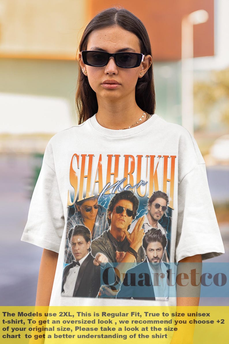 Shah Rukh Khan, Shah Rukh Khan Tshirt, Vintage Shah Rukh Khan Shirt ...