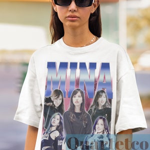 MINA Twice, Mina Shirt, Mina Fan Tees, Mina Twice Merch, Mina Vintage ...