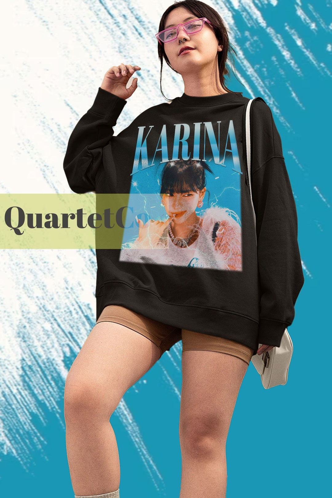 Karina Aespa Sweater, Karina Sweatshirt, Karina Fan Gift, Retro Karina Vintage, Karina Korean ...