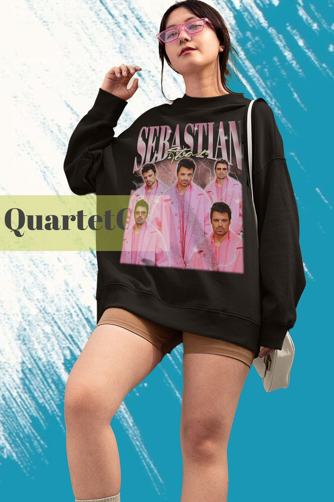 Sebastian Stan Sweatshirt, Sebastian Stan Sweater, Vintage Sebastian ...