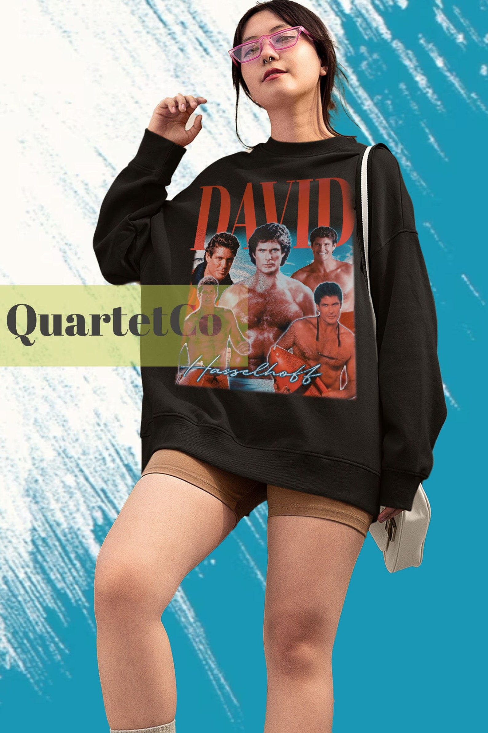 David Hasselhoff, David Hasselhoff Sweatshirt, David Hasselhoff Fan ...