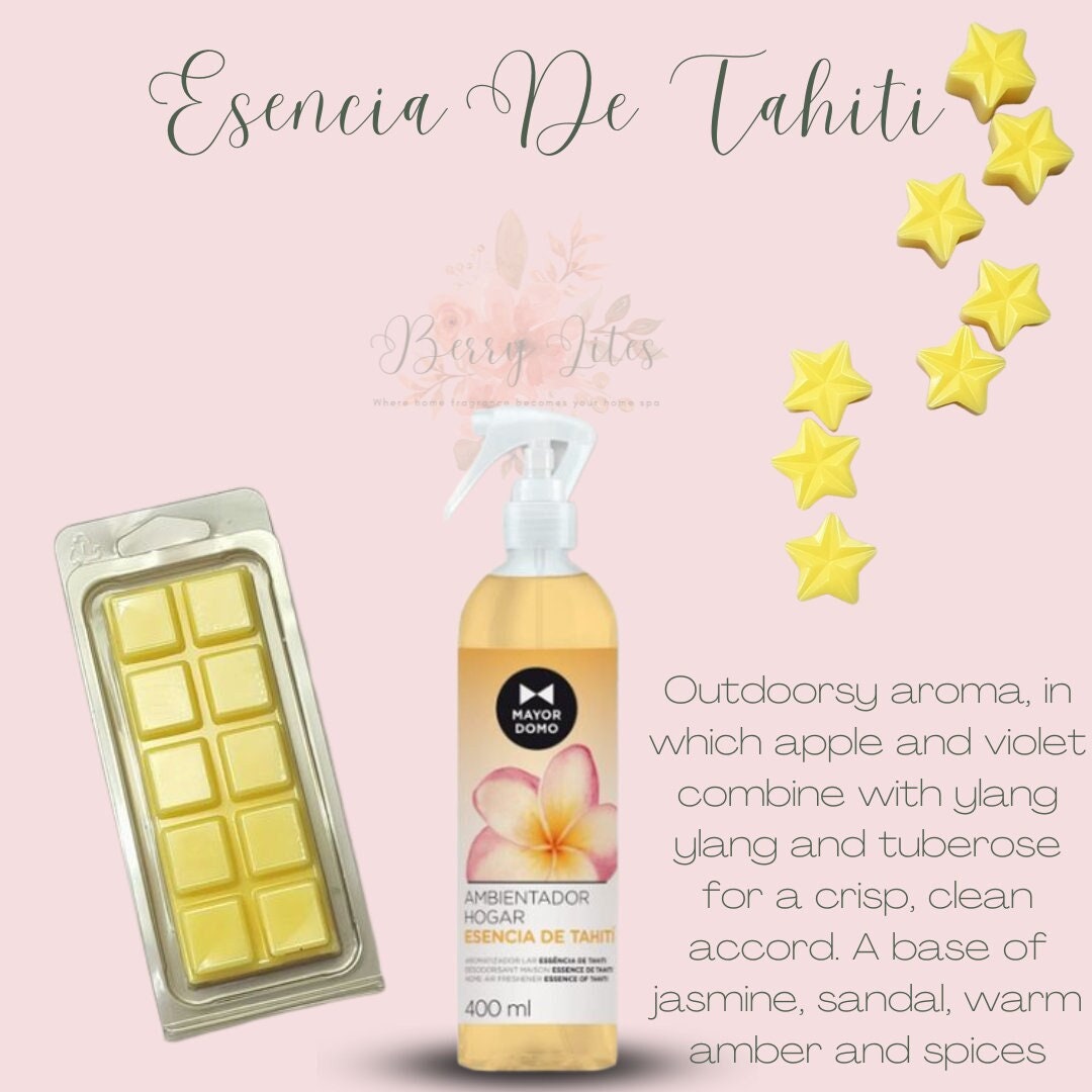 Esencia De Tahiti, Spanish Cleaning Wax Melts, Strong Scents, Snap Bar ...