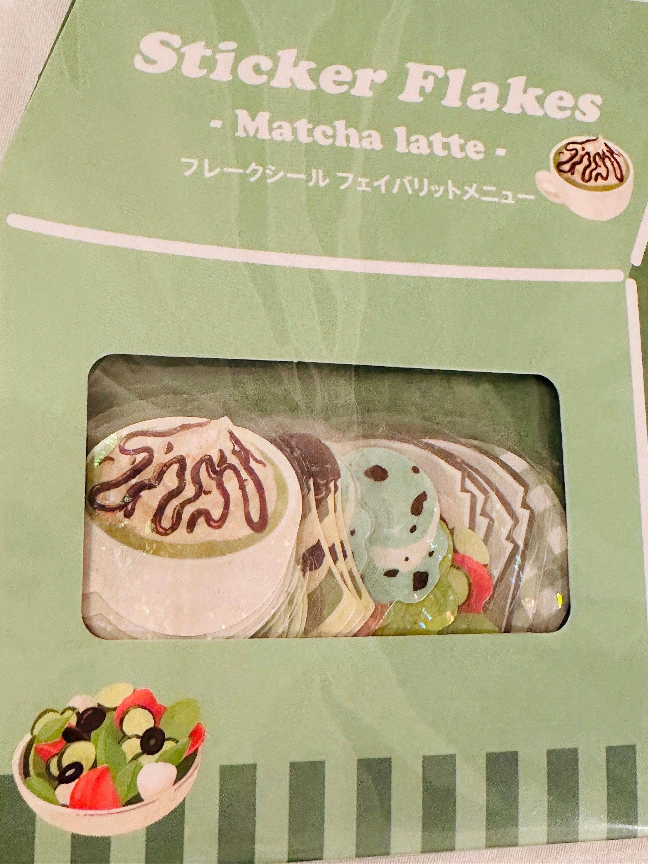 Amifa Japan Seria Flake Sticker Red Rosehip Tea Blue Cream - Etsy