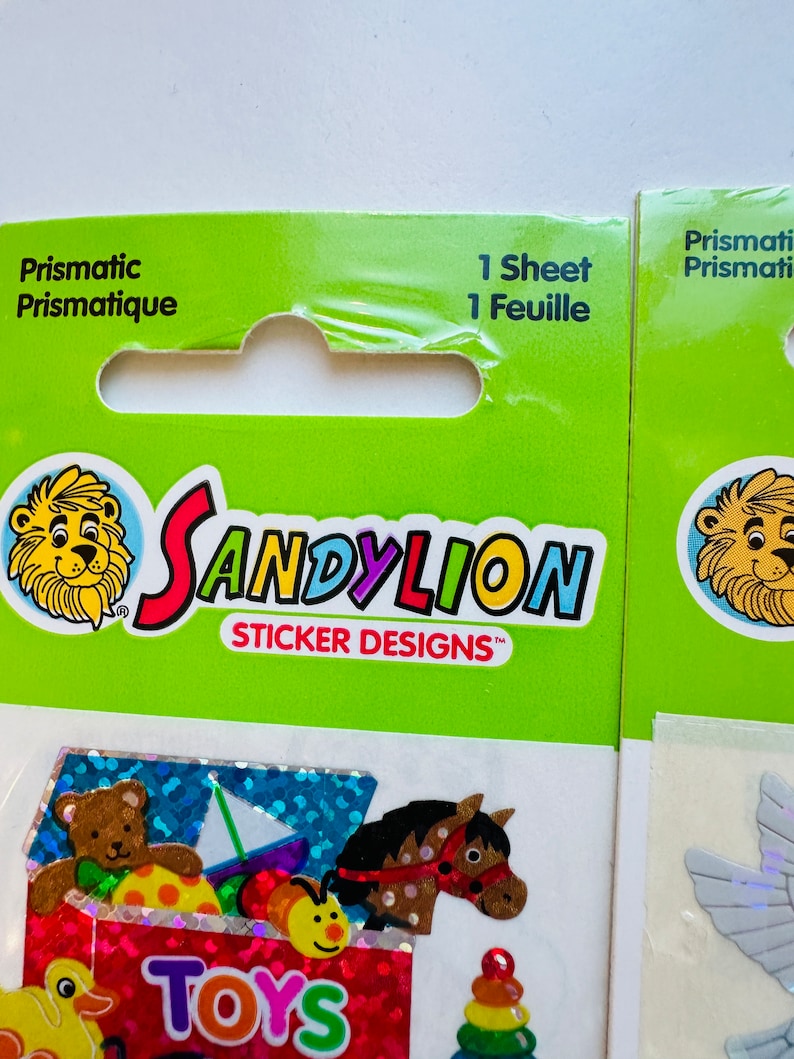Vintage Sandylion Sticker Pack: Stars, Easter, Toy Box, Equestrian - Etsy