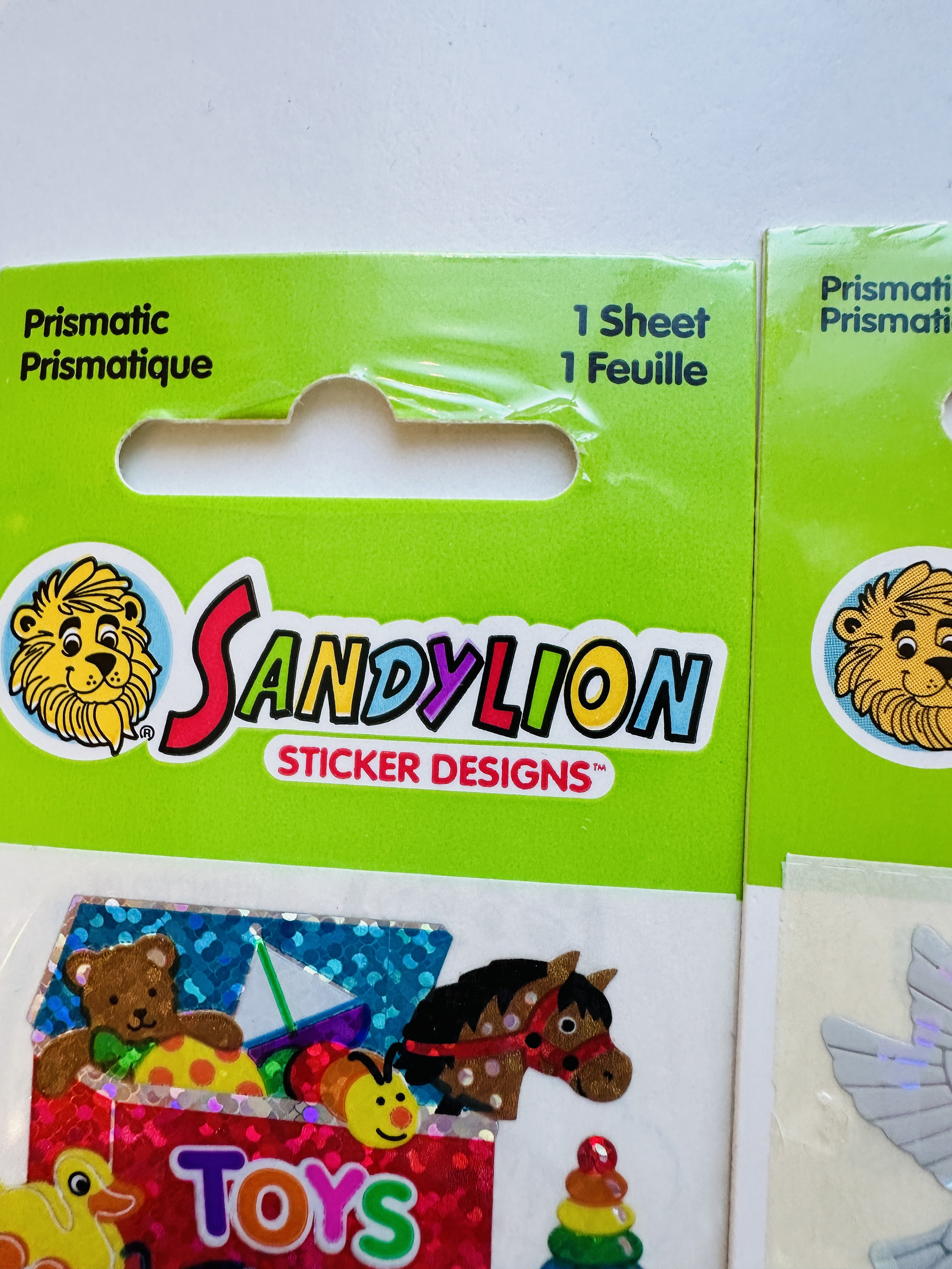 Sandylion Sticker Packs Vintage Toy Box and Dolls, Fuzzy Daffodils ...