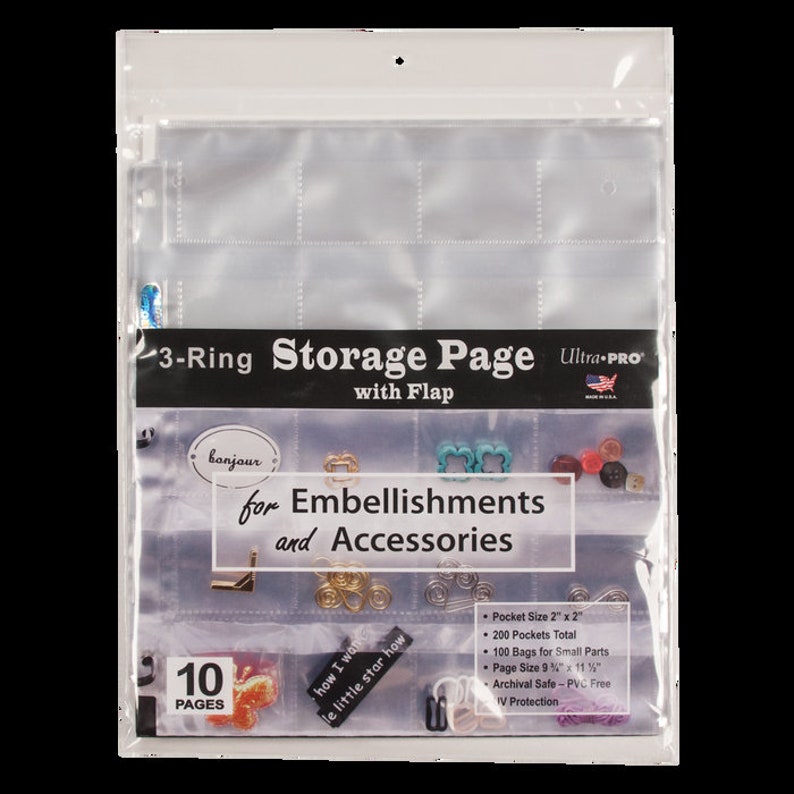 Clear Sticker Organizer Pages for Sandylion Sticker Modules 2 - Etsy