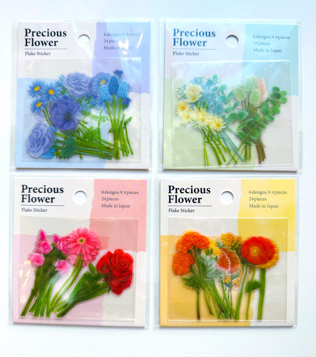 Rare Japanese Precious Flower Stickers Seria Japan Planner Deco - Etsy
