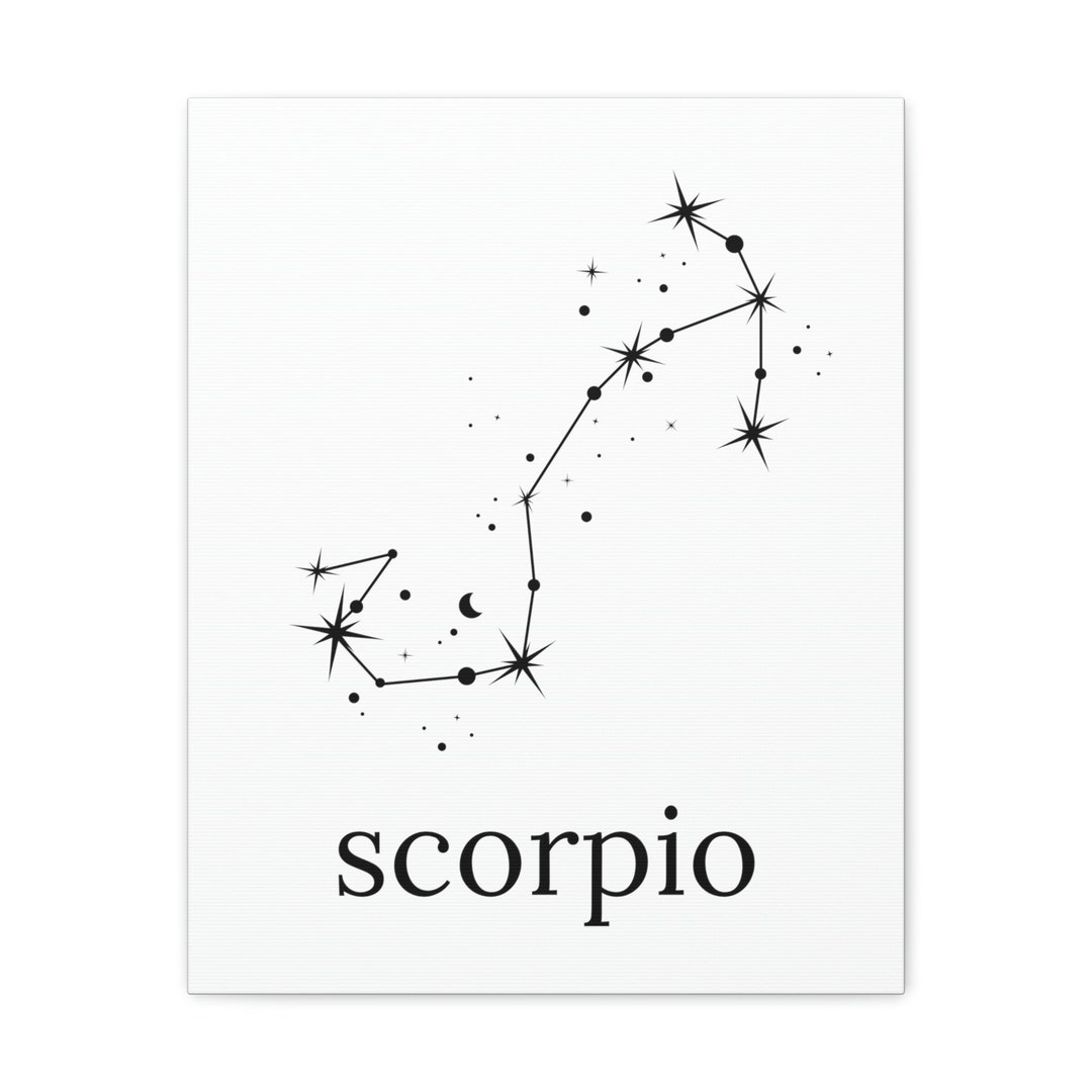 Minimalist Zodiac Scorpio Art - Etsy
