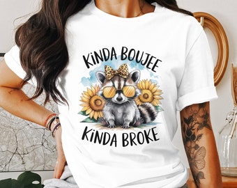 Kinda Boujee Kinda Broke PNG, Funny Dachshund Dog Roses, Funny Mom ...