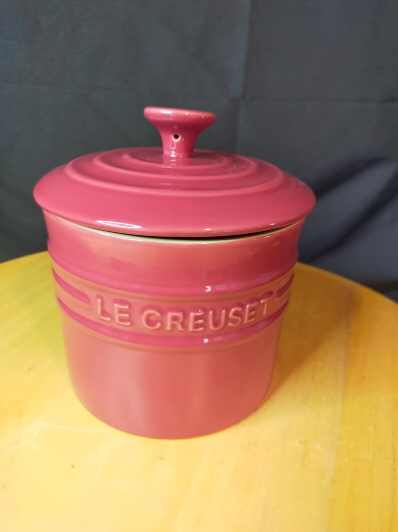 Le Creuset Storage Jar Pale Rose/berry Versatile Kitchen Storage - Etsy