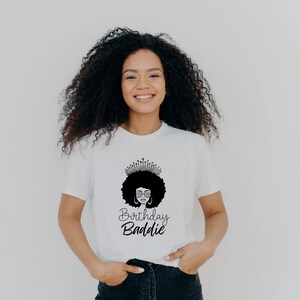 Birthday Baddie Svg, Birthday Queen Svg, Black Princess Svg, Girl ...
