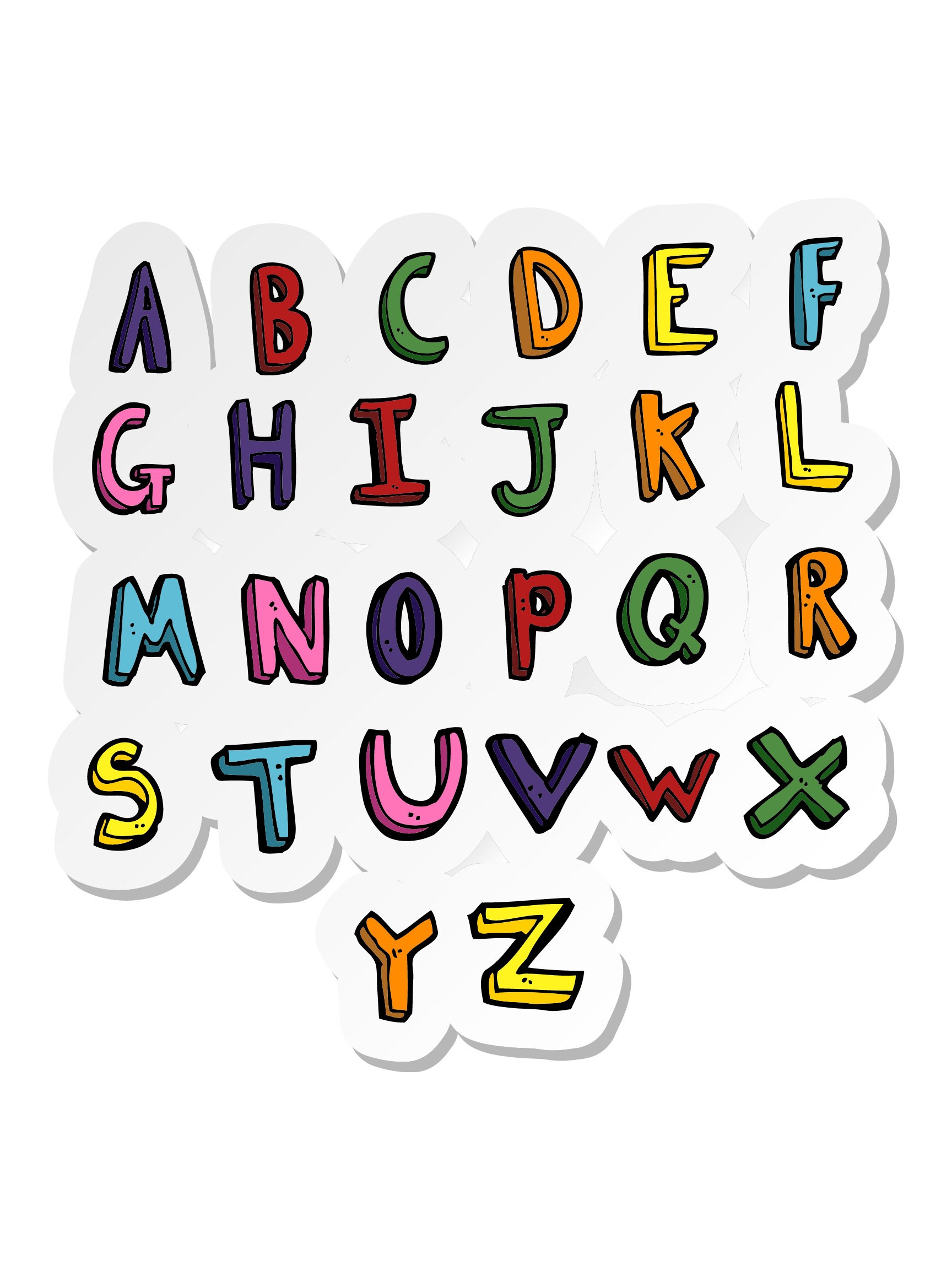 Alphabet Poster, Alphabet Letters, Printable, Homeschool, Digital ...