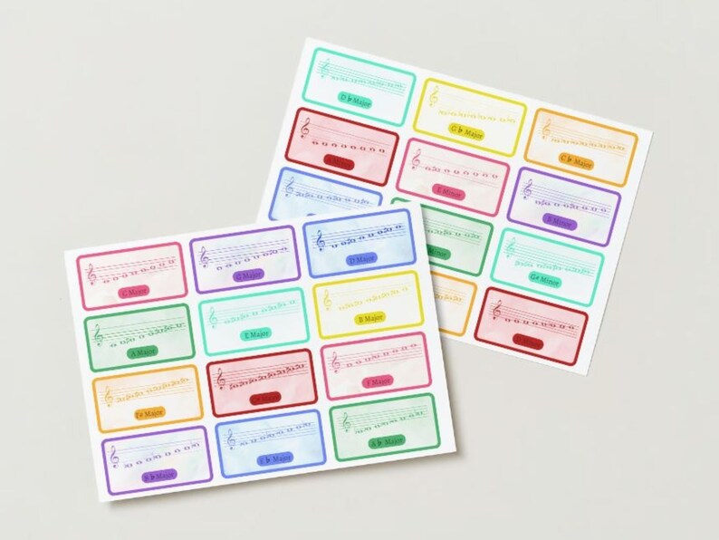 Music Scales, Printable Flashcards, Music Symbols, Music Education ...