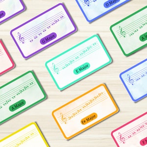 Music Scales, Printable Flashcards, Music Symbols, Music Education ...