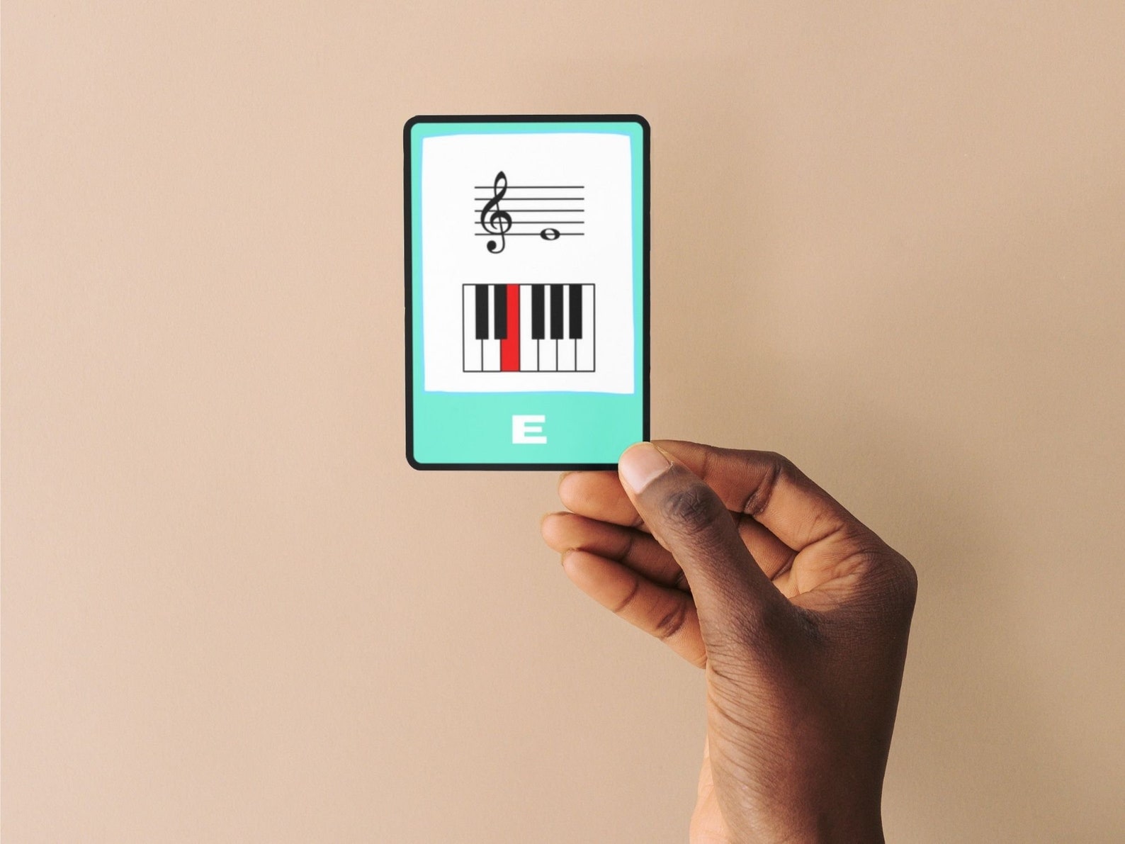 Colorful Music Note Flashcards for Kids, Music Symbols, Printable ...