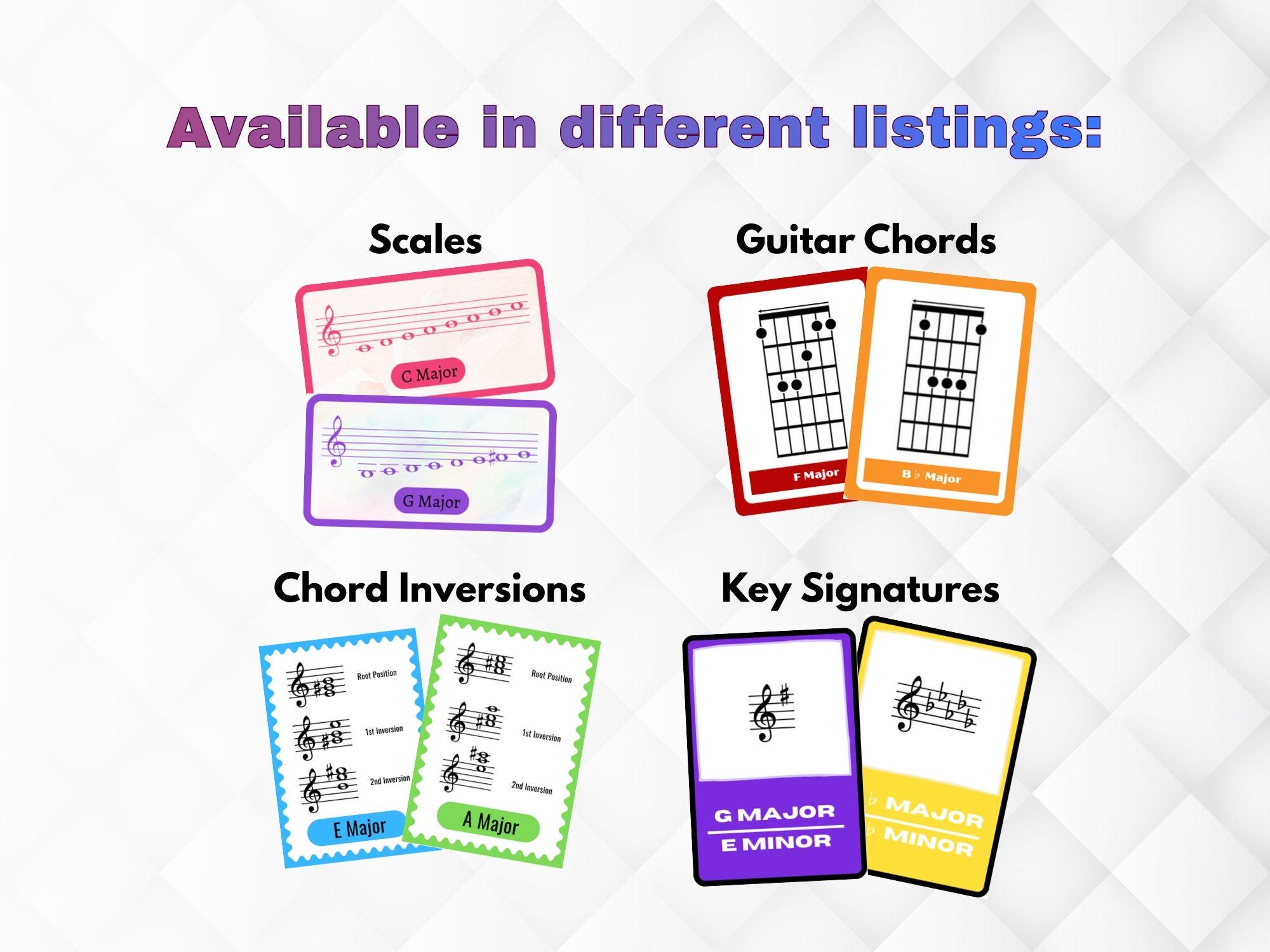 Colorful Music Note, Flashcards for Kids, Music Symbols, Printable ...