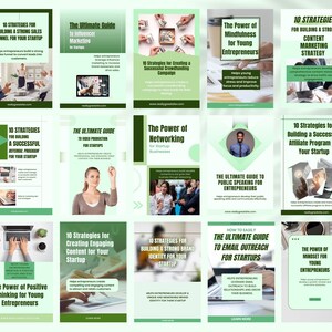 Green Pinterest Template Canva Pinterest Templates Coach Pinterest ...