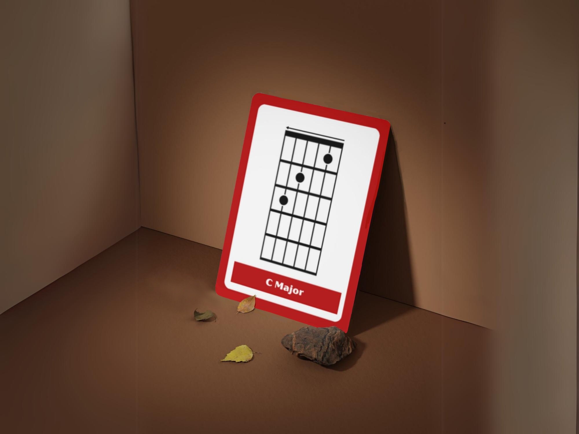 Guitar Chord Chart, Flash Cards, Guitar Theory, Guitarist Gift, Guitar ...