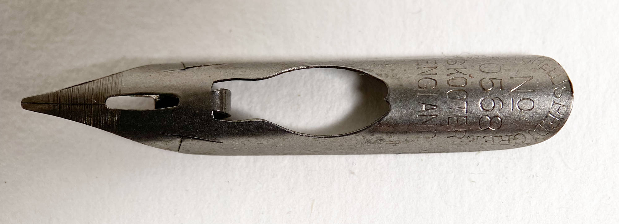 William Mitchell Selection of Nibs in a Sliding Storage Tin. 5 ...