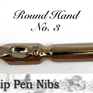 Leonardt Round Hand Square Cut Nibs No. 3, 3 1/2 & 4. Traditional ...