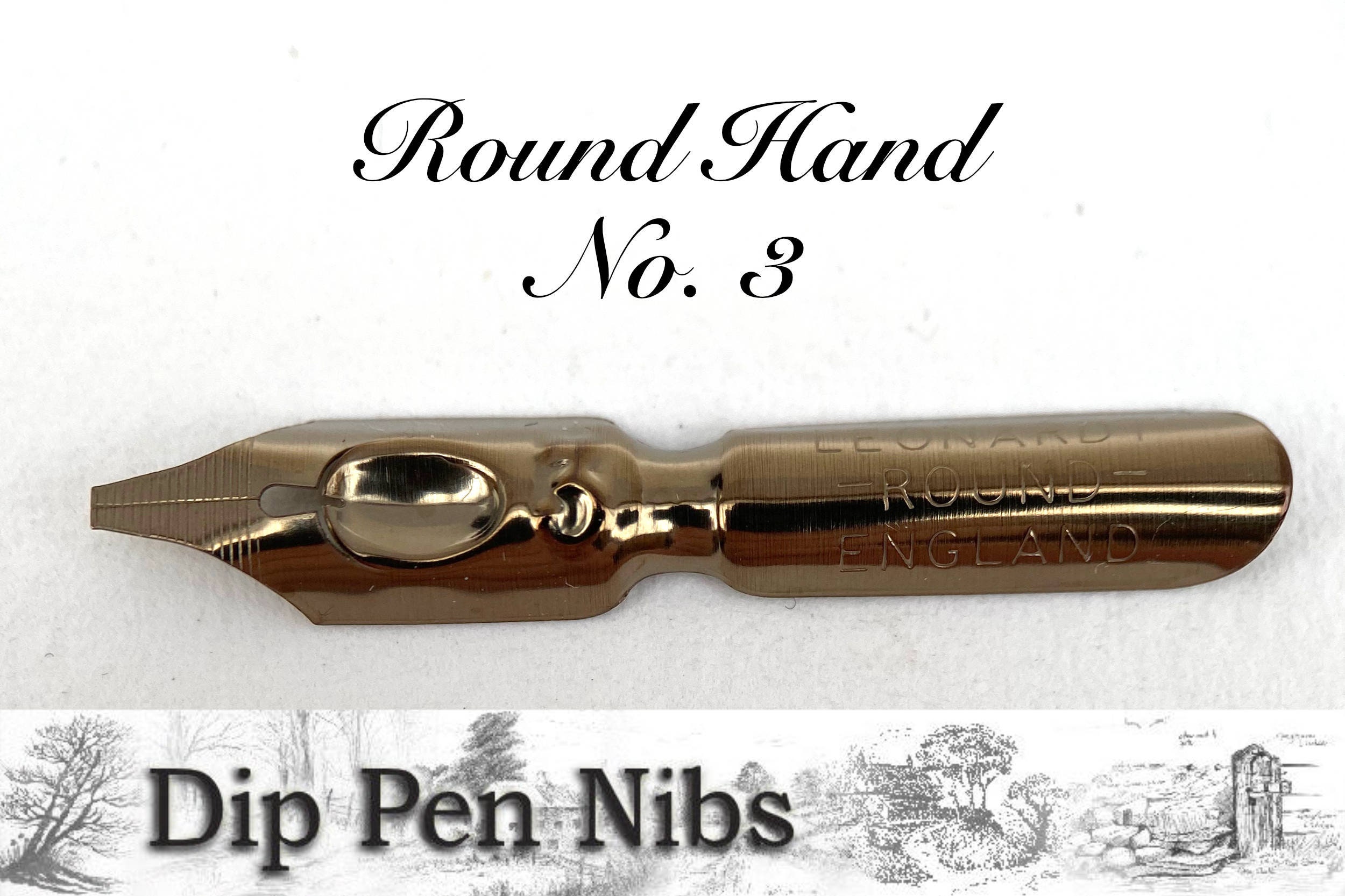Leonardt Round Hand Square Cut Nibs No. 3 3 1/2 & 4. - Etsy