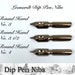 Leonardt Round Hand Square Cut Nibs No. 3 3 1/2 & 4. - Etsy