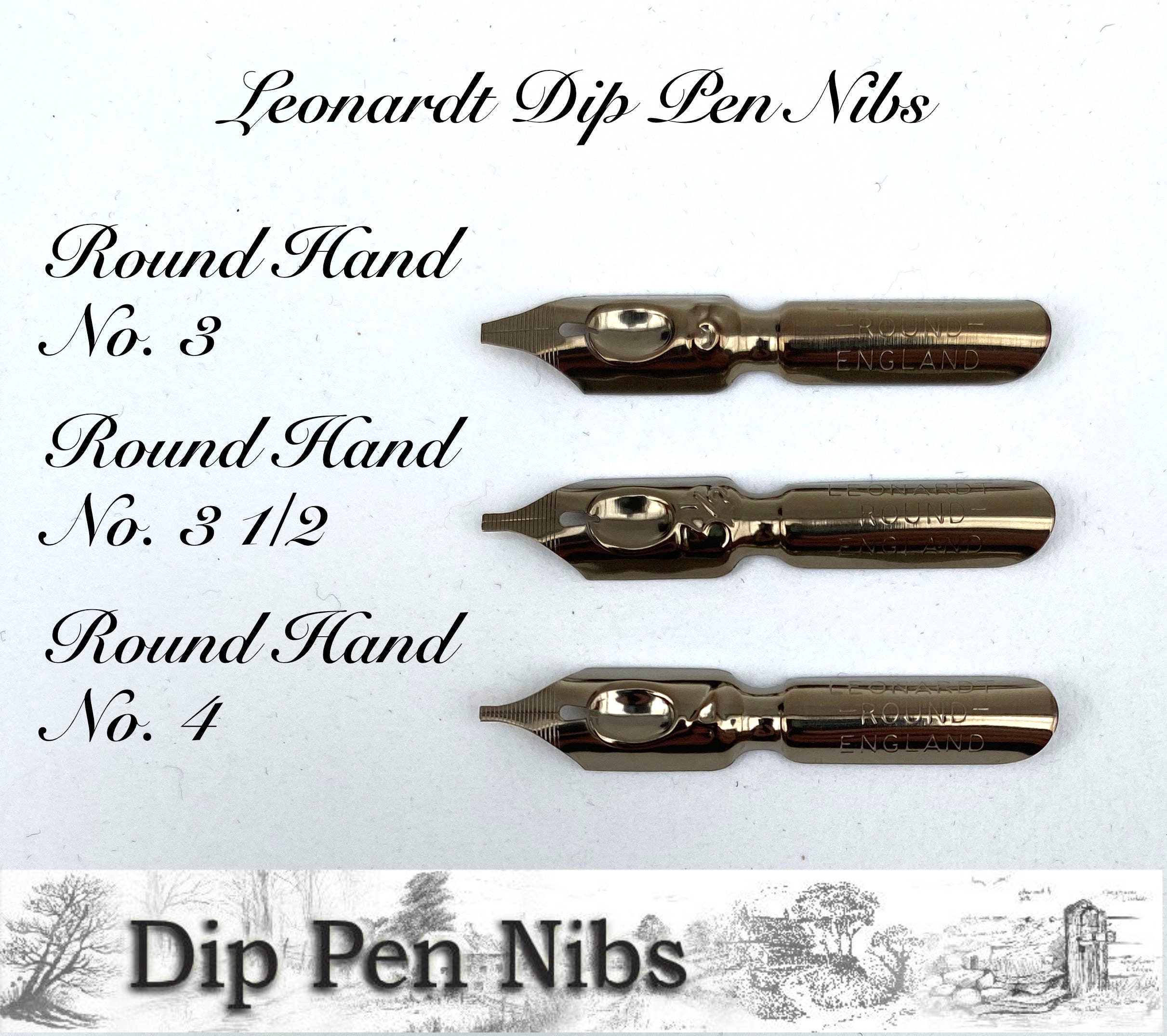 Leonardt Round Hand Square Cut Nibs No. 3 3 1/2 & 4. - Etsy