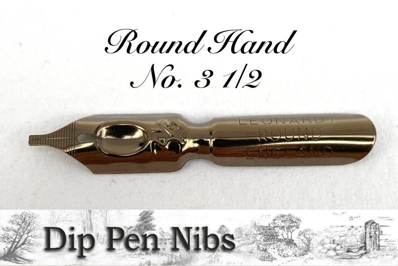 Leonardt Round Hand Square Cut Nibs No. 3 3 1/2 & 4. - Etsy