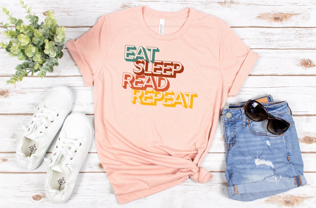 Eat Sleep Read Repeat, Librarian Gift, Book Lover Gift, , Bookworm Book ...