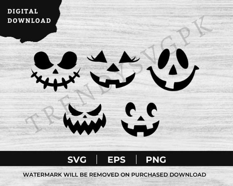 Pumpkin Face PNG, Jack O Lantern Faces Png, Halloween Pumpkins Faces ...