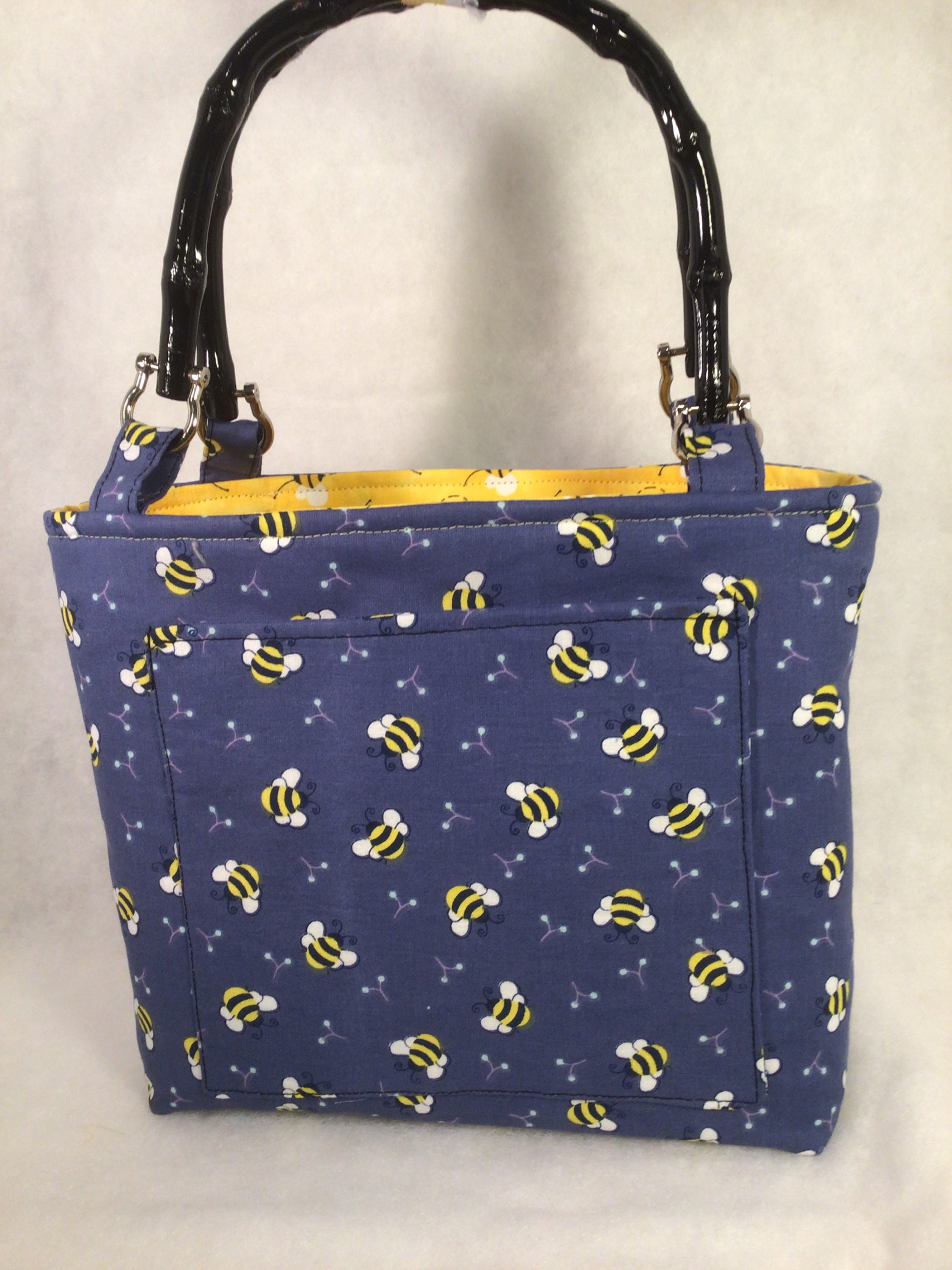 Small Fabric Handbag,bumble Bee Handbag,cute Handmade Bag,womens Small ...
