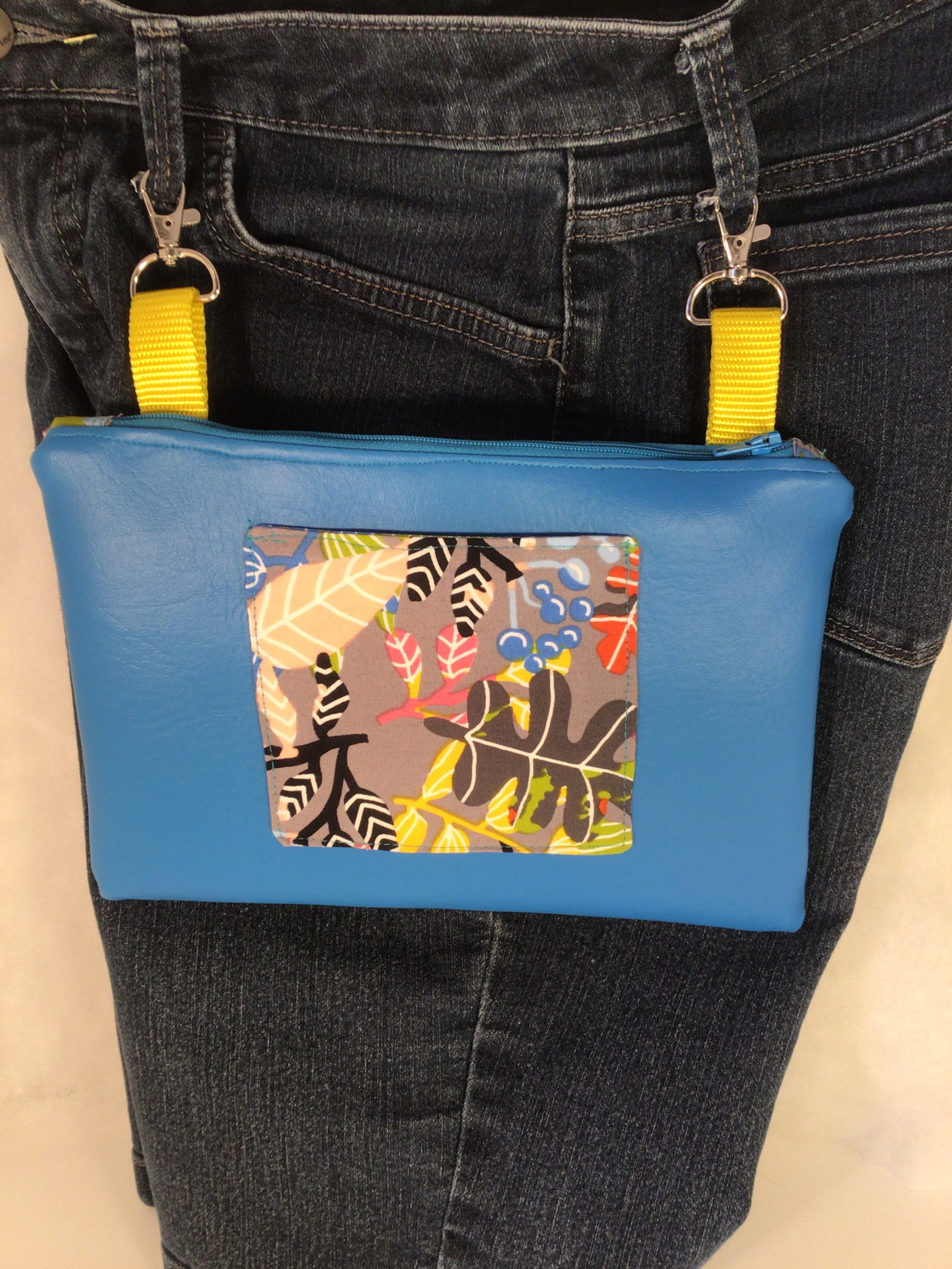 Womens Clip on Hip Pouchfabric Belt Loop Bagsmall Shoulder - Etsy