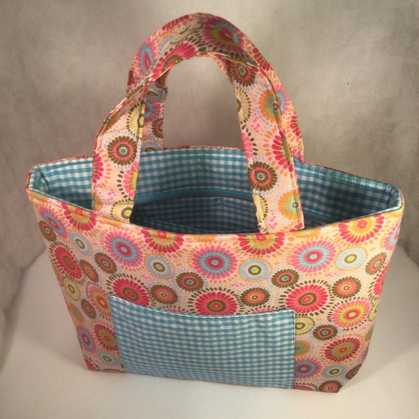 Small Canvas Tote With Zipper - Etsy