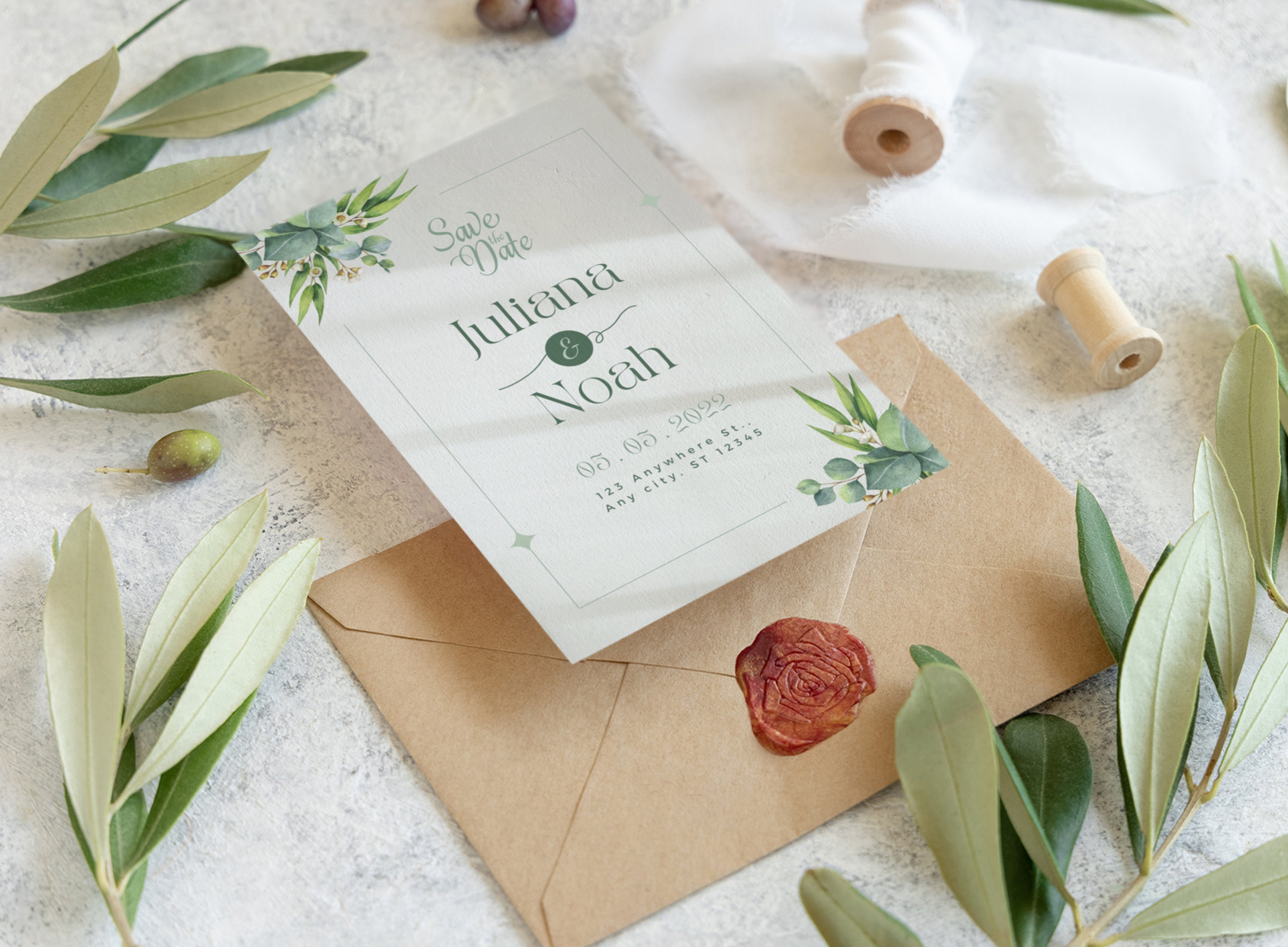 Minimalist Invitation Wedding Card Template Wedding Invitation Card ...