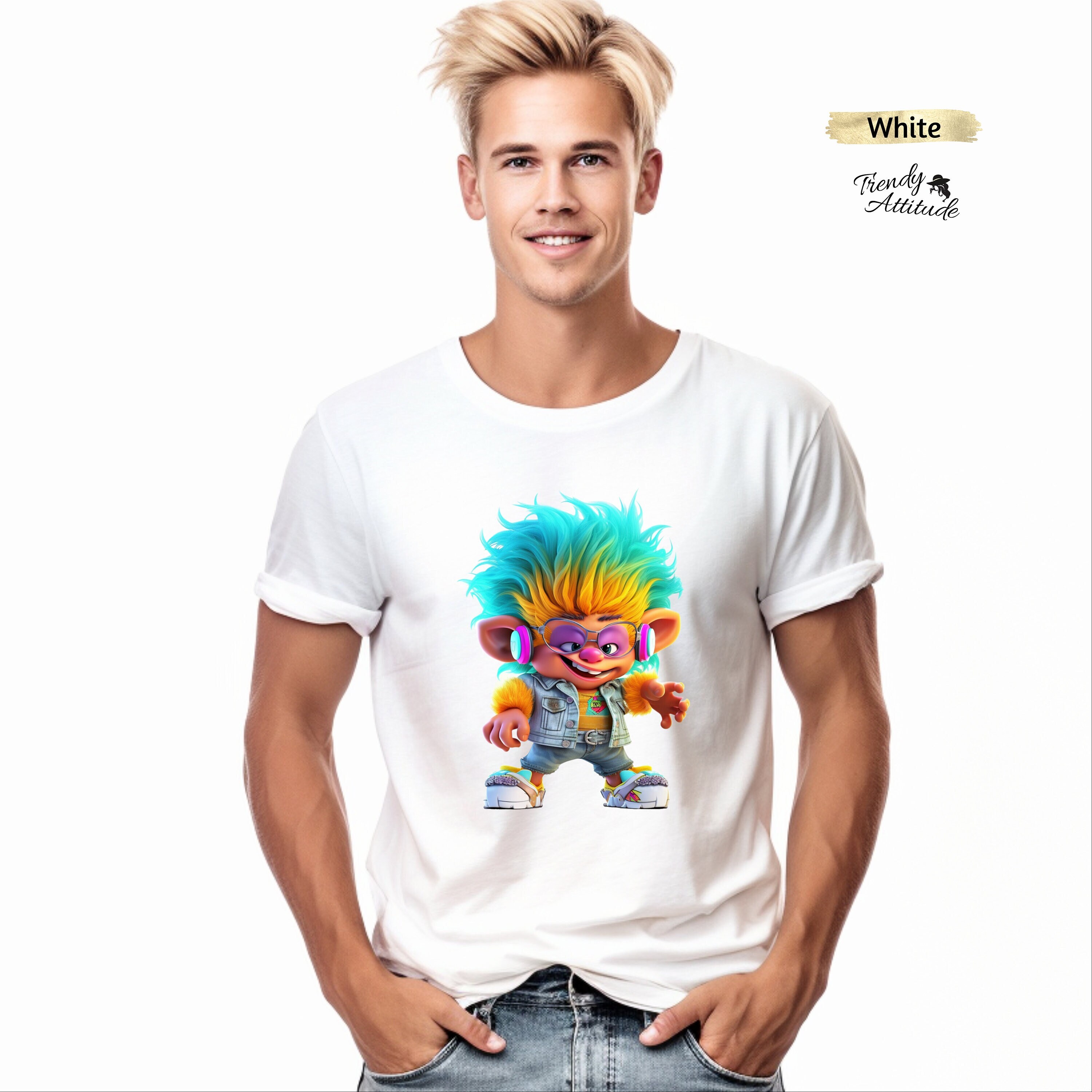 Iconic 90s Rapper Troll Doll T-shirt Born in the 90s Timeless Vintage ...